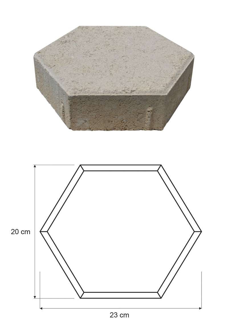 Adocreto Hexagonal - Motipreca